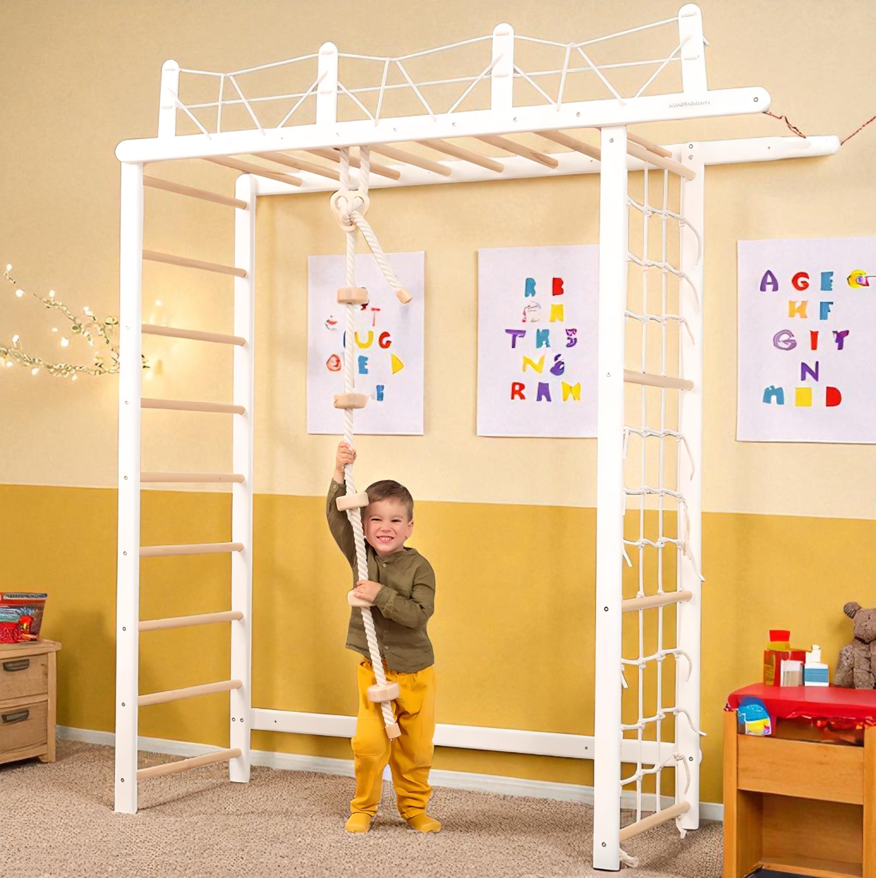 Indoor sports complex "Baby bridge - 200 premium set" 8 in 1 ...